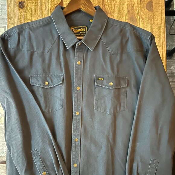 Howler Brothers | Shirts | Howler Bros Western Shirt Black | Poshmark
